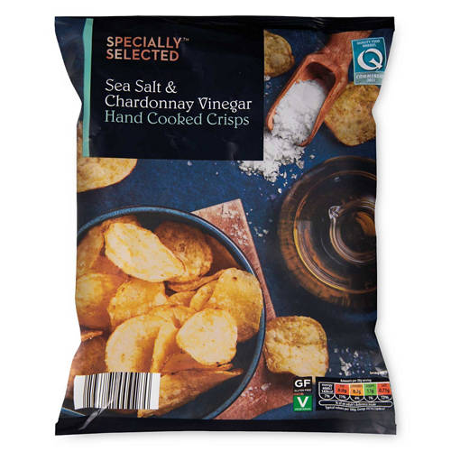 Sea Salt & Chardonnay Vinegar Hand Cooked Crisps | ALDI IE